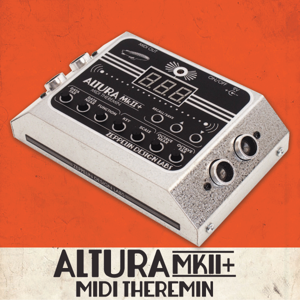 Altura MkII Theremin MIDI Controller (Ready-to-Play) - Zeppelin Design Labs